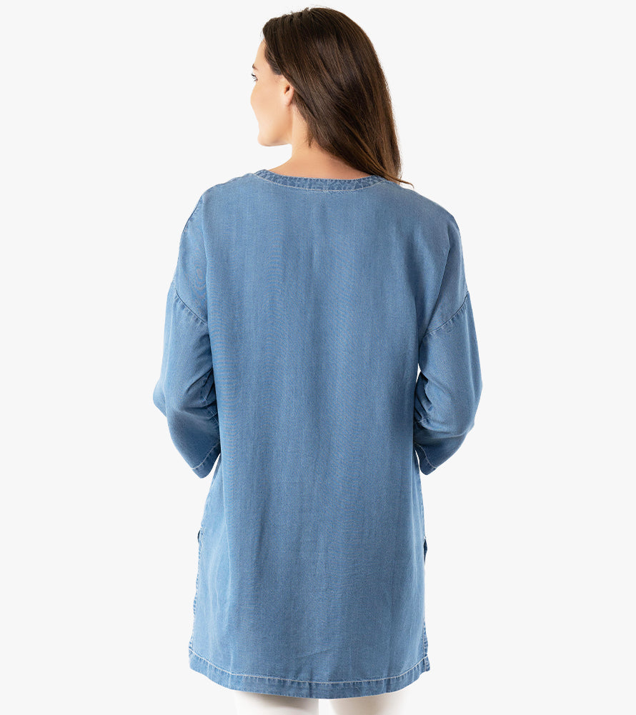 Heatwave Tunic | Stella Carakasi | Sustainable Tencel Denim | Tunic